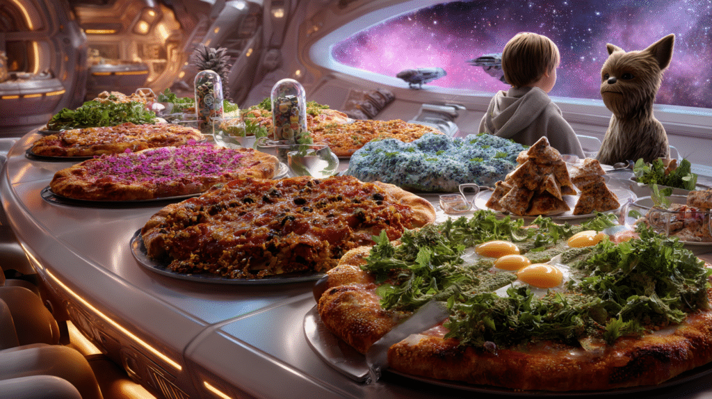 18 Pizzas Inspired By Planets In The Galaxy - Inspired Realms