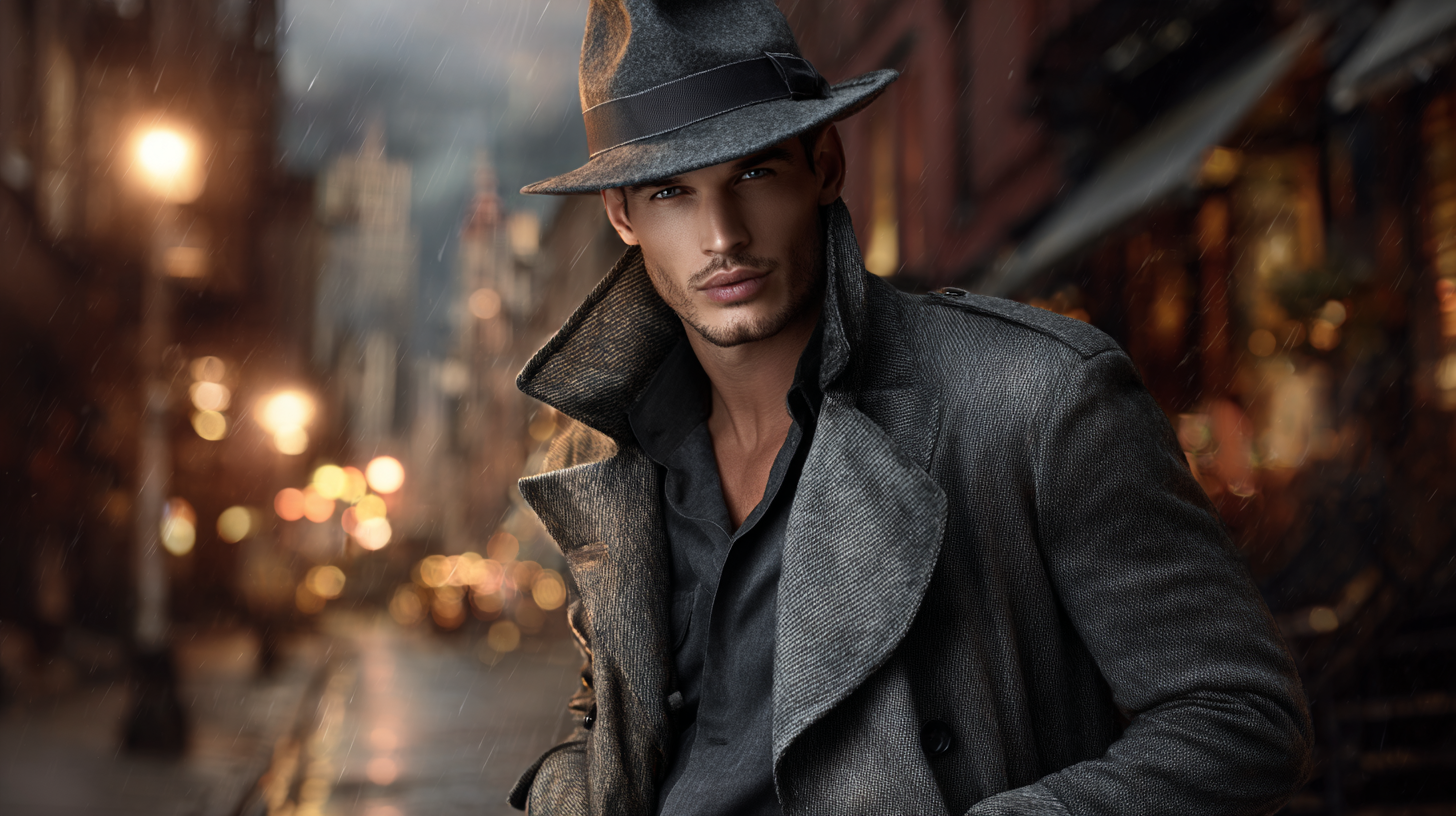Men’s Hats and Jackets Straight Out of Gotham - Inspired Realms