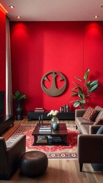 Cherry Red Home Décor Fit for A Sith Lord - Inspired Realms