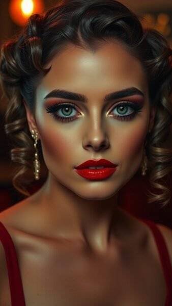 Cherry Red Makeup Ideas Inspired by the Mad Men Era - Inspired Realms