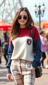 Wacky Layering Ideas for Preppy Outfits in Bold Colors and Prints ...
