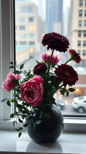 Valentines Day Flowers With Bold, Gotham-Inspired Flair - Inspired Realms