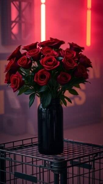 Valentines Day Flowers With Bold, Gotham-Inspired Flair - Inspired Realms