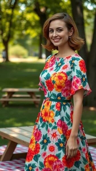 Easter Dress Inspired by the 1960s: Bright, Fun and Retro Style ...